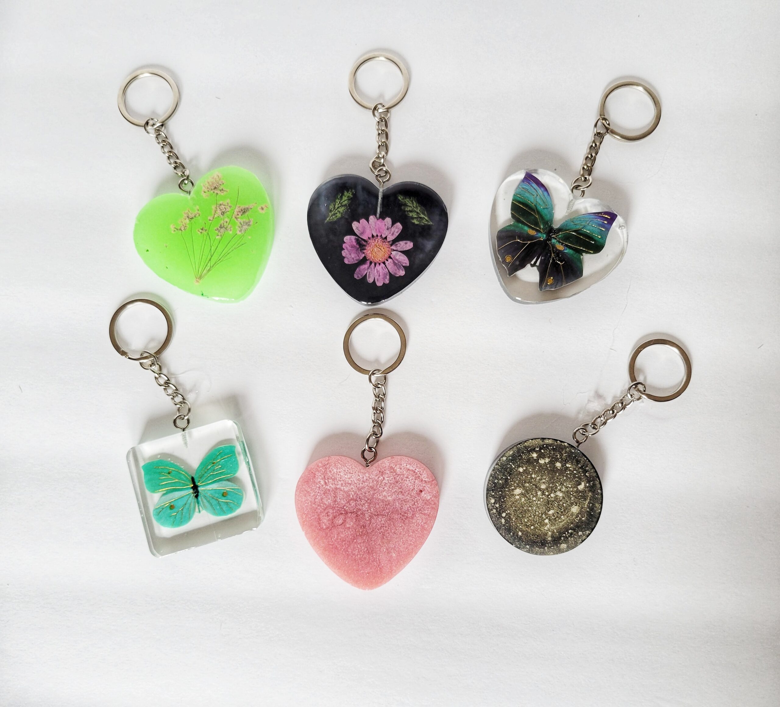 Asstd Keychains White Background